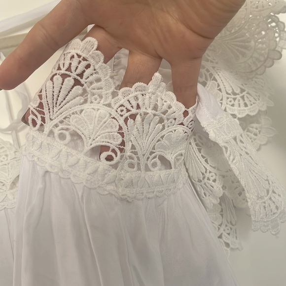 J.O.A. | Tops | Joa Los Angeles Lace Spanish Style Top | Poshmark